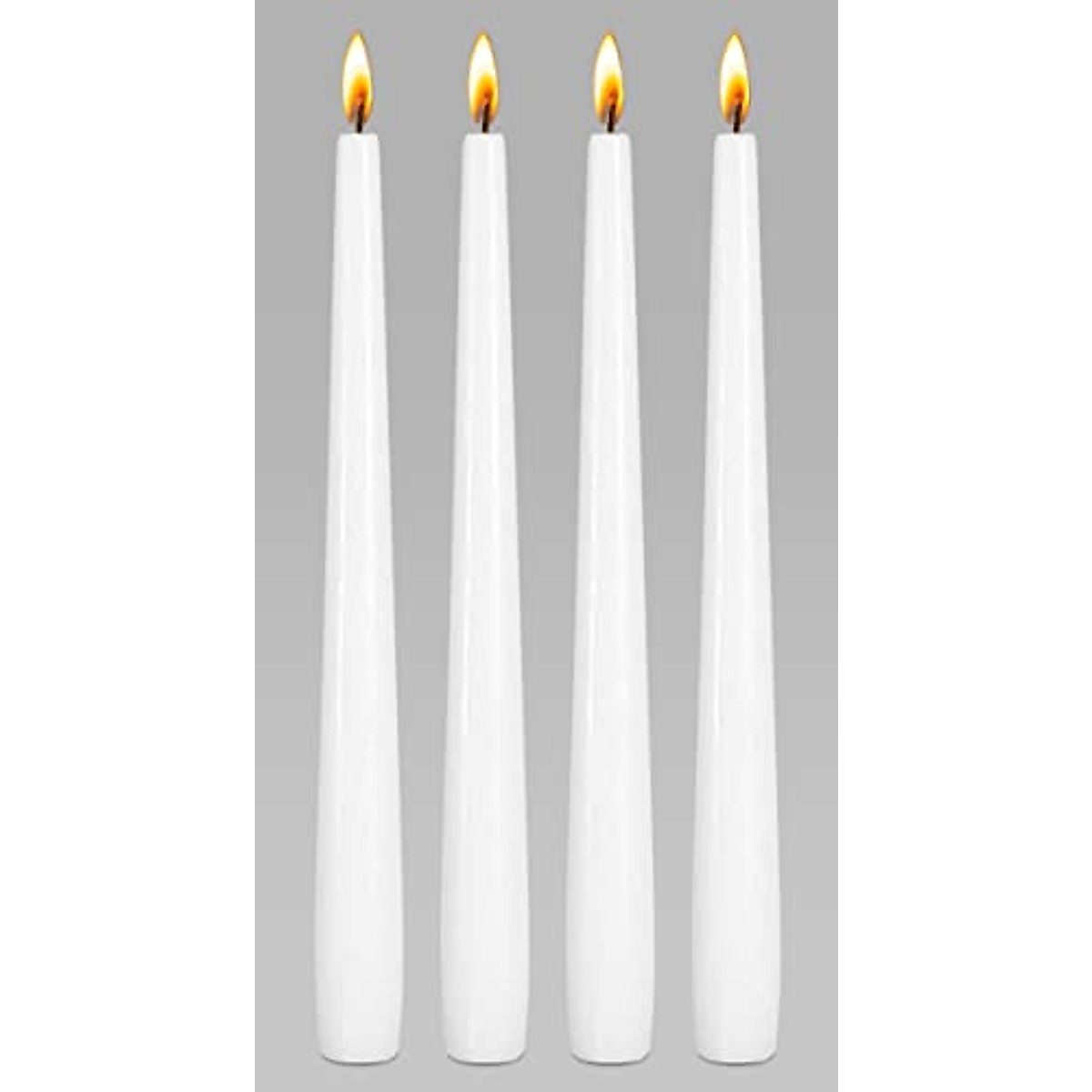 Ner Mitzvah Passover Seder Candles - 8 Hour Burn Time - European Made - Pack of 4 Taper Candles