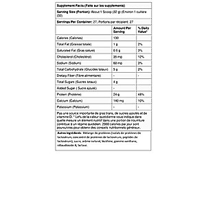 Optimum Nutrition Gold Standard 100% Whey Protein Powder, Naturally Flavored Vanilla, 1.9 Pound (Packaging May Vary)