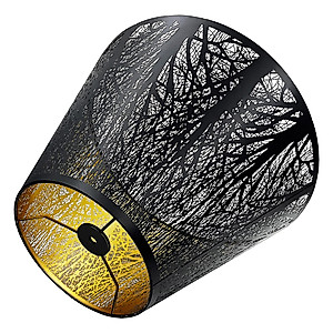 Royxen 2 Pack Metal Lamp Shades Vintage Lampshade for Table Lamp and Floor Light, Cone Trees