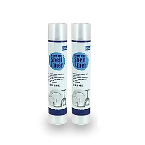 Grand Fusion Heavy-Duty Shelf Liner, Works as Drawers and Cabinet Liners, Refrigerator Liners and Under Sink Mats for Kitchen, Non-Adhesive, 10 ft x 12 inch, Clear, Pack of 2