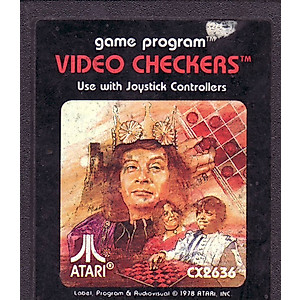 Atari 2600 Game Cartridge - Video Checkers