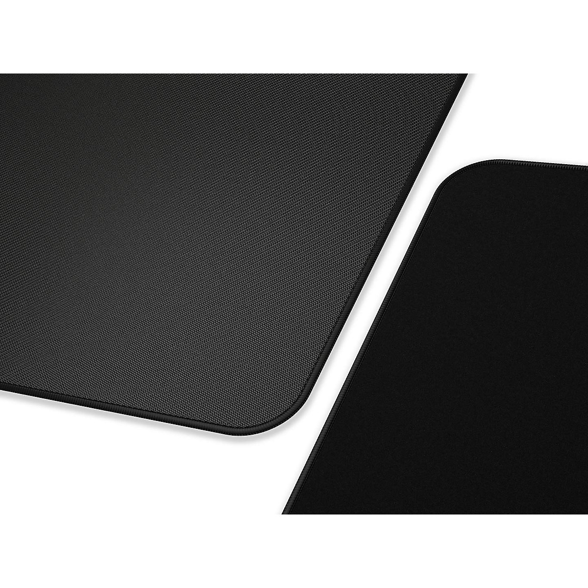 Glorious XL Gaming Mouse Mat/Pad - Stealth Edition- Large, Wide (XL) Black Cloth Mousepad, Stitched Edges | 16"x18" (G-XL-Stealth)