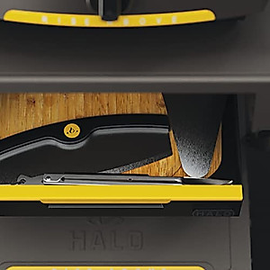 HALO Outdoor Cart | Portable Outdoor Countertop Grill Cart | Drop Down Drawer Storage | Collapsible | Tank Storage