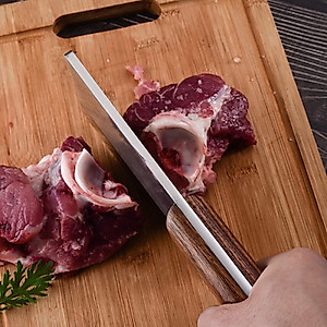 MIXILIN Bone Knife, Bone Cleaver Knife Heavy Duty Meat Cleaver High Carbon Steel Bone Cutting Knife Bone Chopping Knife Axes for Home Kitchen Restaurant