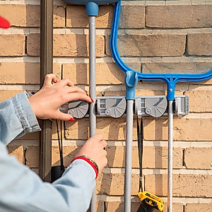 Mr. Pen Aluminum Storage Rack with 4 Hooks, Lightweight and Durable