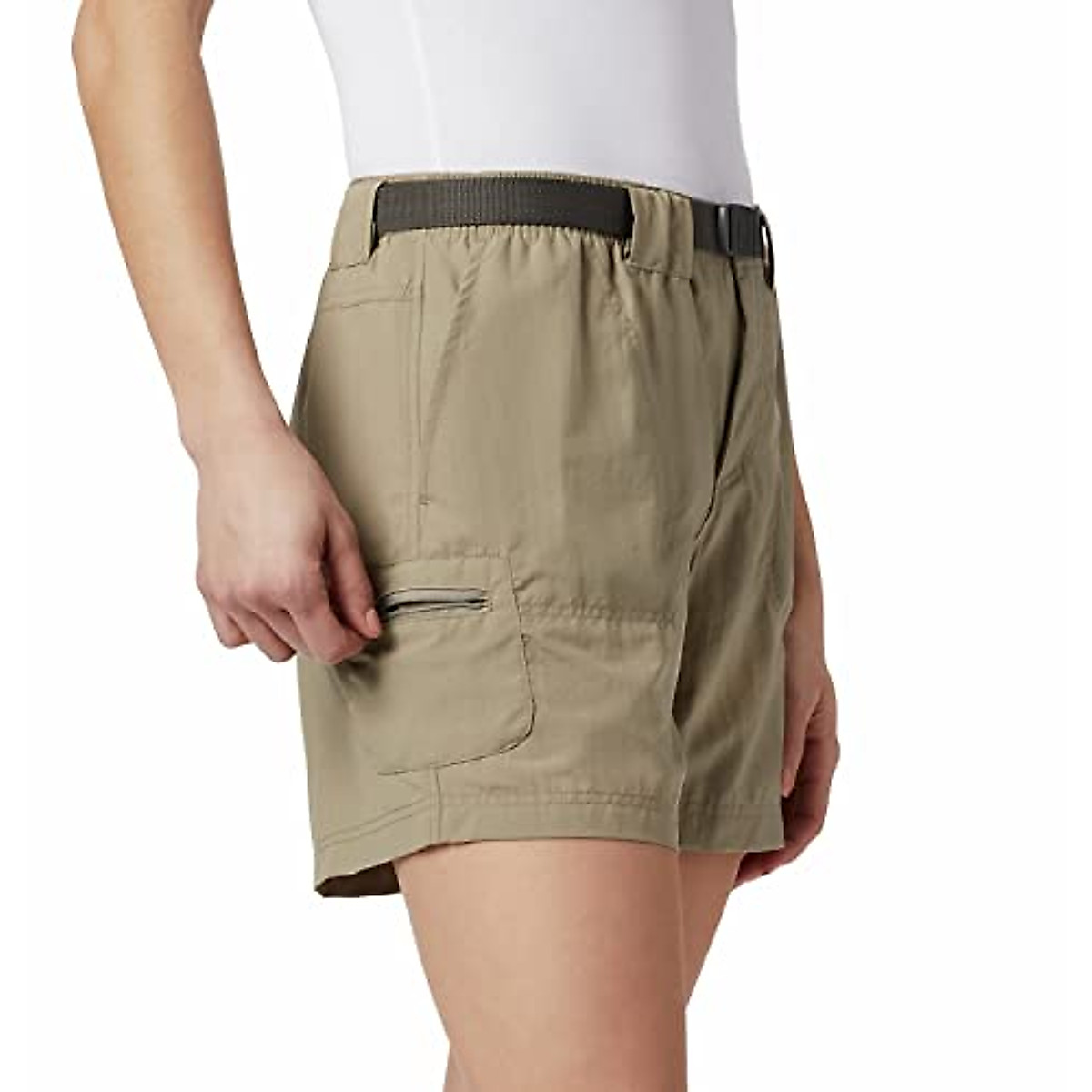 Columbia Women's Sandy River Cargo Short Shorts, tusk, Mx6