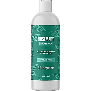 Purifying Rosemary Shampoo Sulfate Free - Lavender Rosemary and Tea Tree Shampoo for Thinning Hair and Scalp Care - Paraben and Sulfate Free Clarifying Shampoo for Build Up with Essential Oils