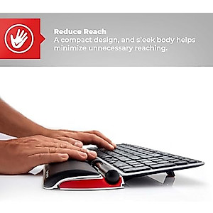 Contour Design Balance Keyboard – Wired, Ergonomic Design - Compact Size, Adjustable Tilt to Support Wrist Strain, Plug & Play PC/Mac