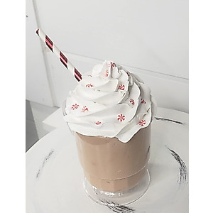 Faux Hot Chocolate Tiered Tray Holiday Decoration/Ornament