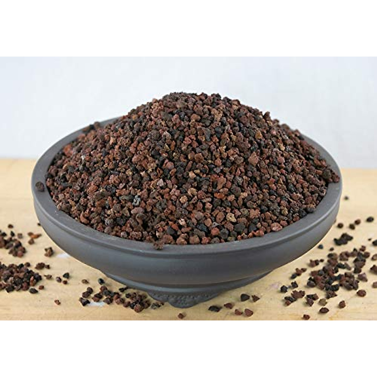 3 Gal. 1/8"- 3/16" Pre Mixed Horticultural Red / Black Lava for Cactus & Succulent, Top Dressing, Bonsai Tree Soil Mix - Inorganic Additive