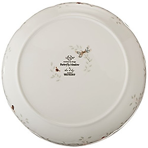 Lenox Butterfly Meadow Low Serve Bowl, White -