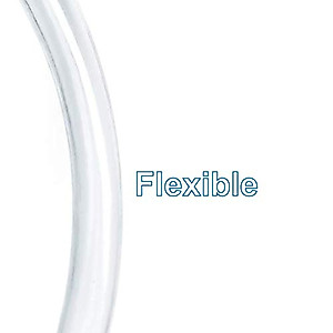 Rehabilitation Advantage 18 Inch Long Flexible Drinking Straws, 12 Count (Pack of 1)