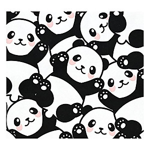 ALAZA Cute Panda Stainless Steel Water Bottle Vacuum Insulated Double Wall Flask Genuine Leather Cover 17 OZ