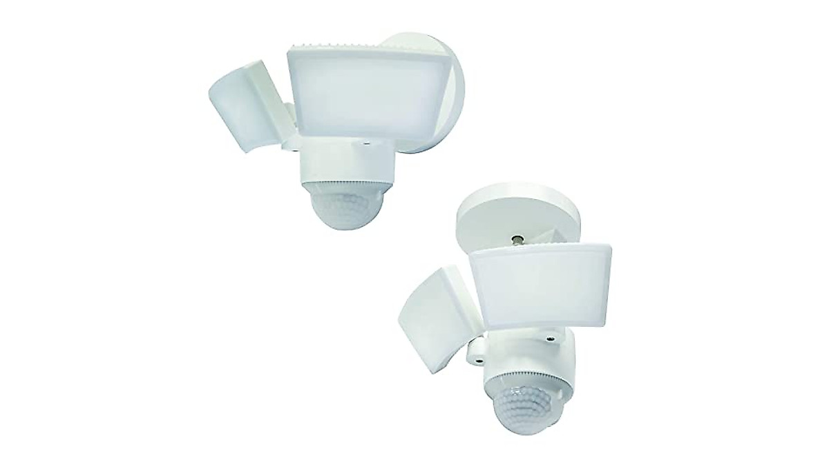 IQ America 1100 Lumens Motion Security Flood Light - Weatherproof ...