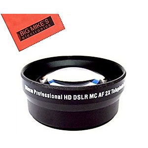 46mm 2.2X Telephoto Lens for Nikon DL18-50 f/1.8-2.8 Digital Camera