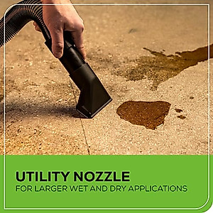 Greenworks 40V (3 Gallon) Cordless Wet / Dry Shop Vacuum + Accessories, Tool Only