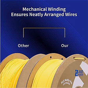 JUSTMAKER PETG Pro (PETG+) 3D Printer Filament, Updated Stronger Impact Resistance, Dimensional Accuracy +/-0.03mm, 1.75mm, 1 kg, Chocolate