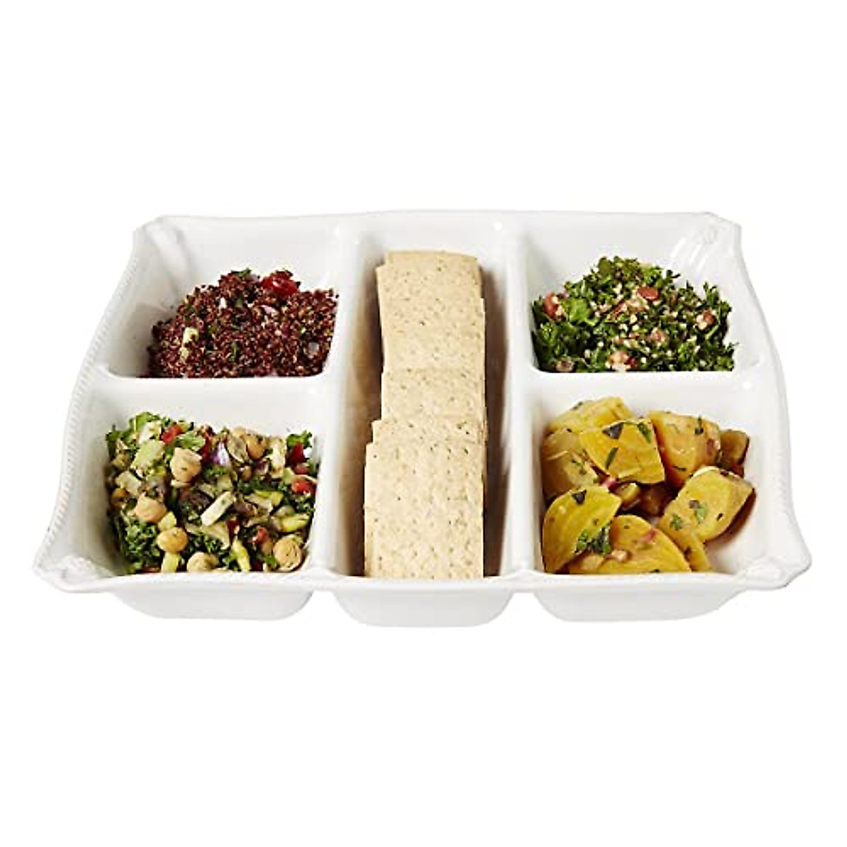 Juliska Berry and Thread Whitewash Appetizer Platter