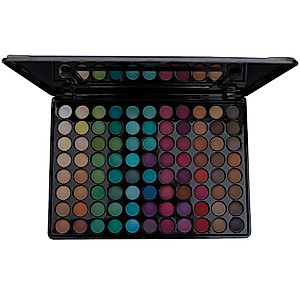 Bebeautiful Professional Makeup Eyeshadow Palette with Applicators, 88-Color Palette, Matte