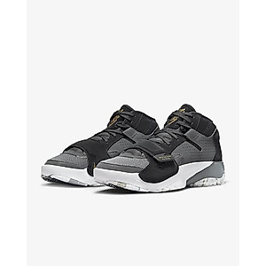 Nike Jordan Zion 2 Unisex Shoes, Black/Metallic Gold, 8 M US