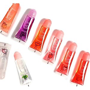 HONEY VITAMIN E FRUIT FLAVOR LIP GLOSS SIX PIECES (Assorted Flavors)