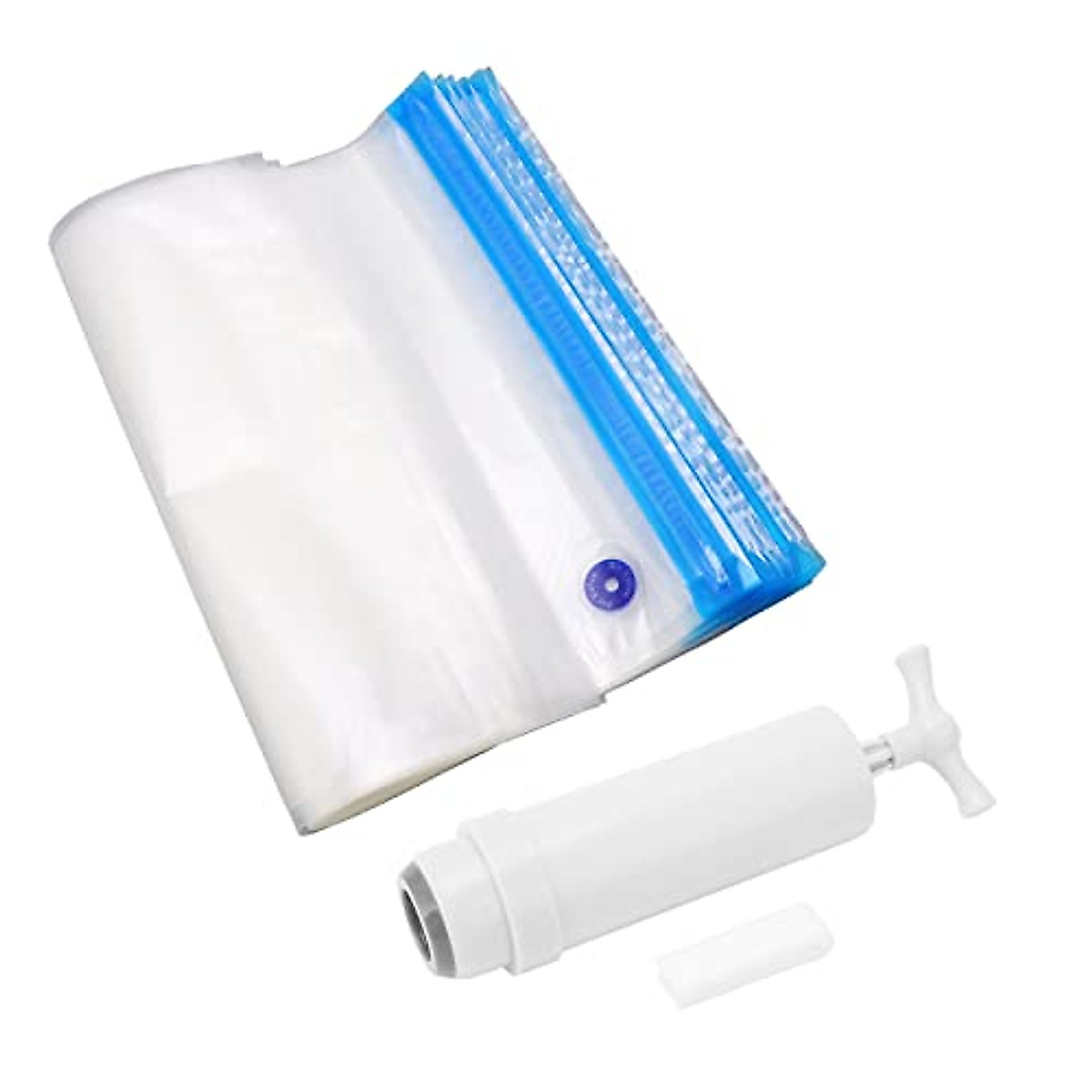 YYQTGG Vacuum Storage Bags,20Pcs Cleaning Drying Sealed Bags with Pump,3D Printer Filament Storage Bags, Keep Dry Wide Compatible Filament Prevent Oxidation Portable