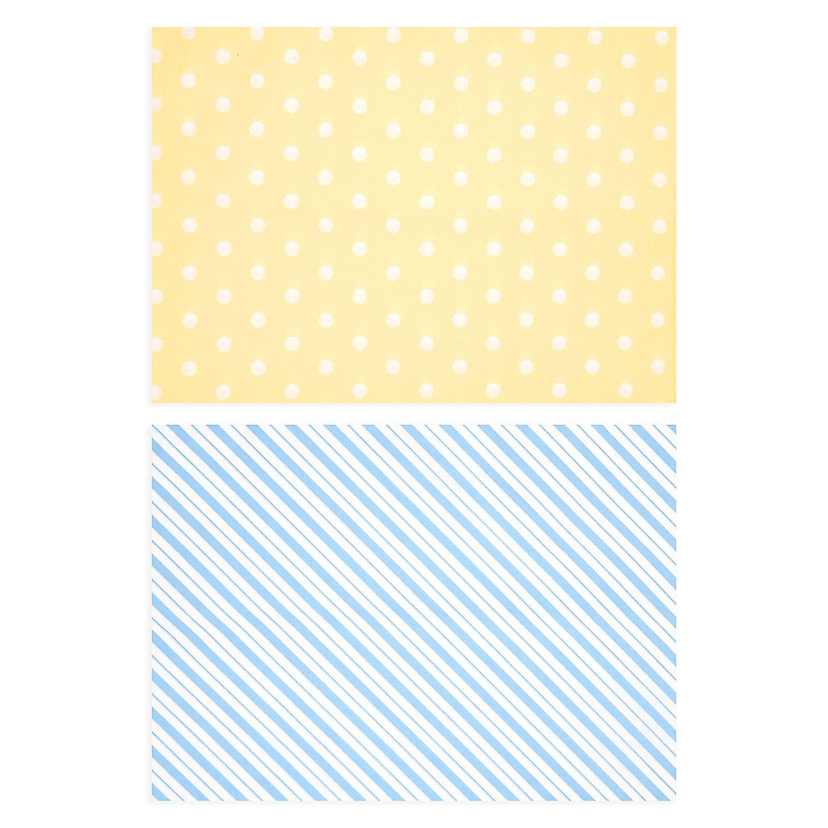 Decorative Tissue Paper for Gift Wrapping, 6 Printed Patterns (14x20 in, 120 Sheets)