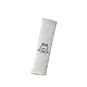 Car Seat Belt Pad,MoreChioce Universal Seat Belt Shoulder Strap Cover Comfortable Seatbelt Protector Pad with Sweet Pattern for Car and Backpack,Rabbit#B