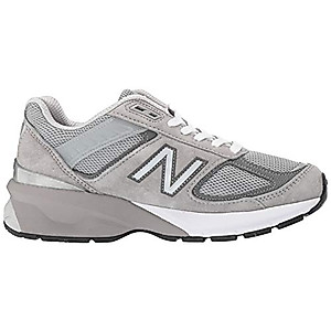 New Balance Women's Made in US 990 V5 Sneaker, Grey/Castlerock, 10.5 Wide