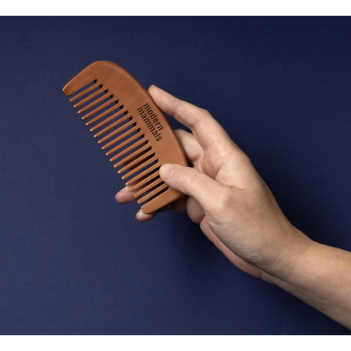 Modern Mammals Magic Mud Men's 2-in-1 Shampoo & Conditioner, Lather-Free, Daily Cowash (8 oz Bottle) with Wooden Wide-Tooth Comb