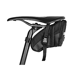 Aero Wedge Pack, w/ strap mount, Small, Black