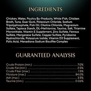 Sheba Perfect Portions Wet Cat Food Pate Tender White Fish and Tuna Entree, 2.6 oz. Twin-Pack Trays (24 Count, 48 Servings)