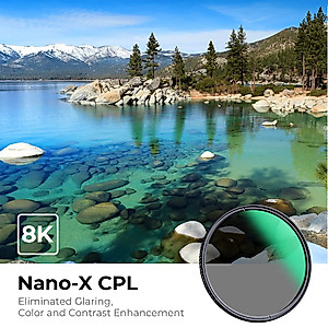 82mm Circular Polarizers Filter, K&F Concept 82MM Circular Polarizer Filter HD 28 Layer Super Slim Multi-Coated CPL Lens Filter (Nano-X Series)