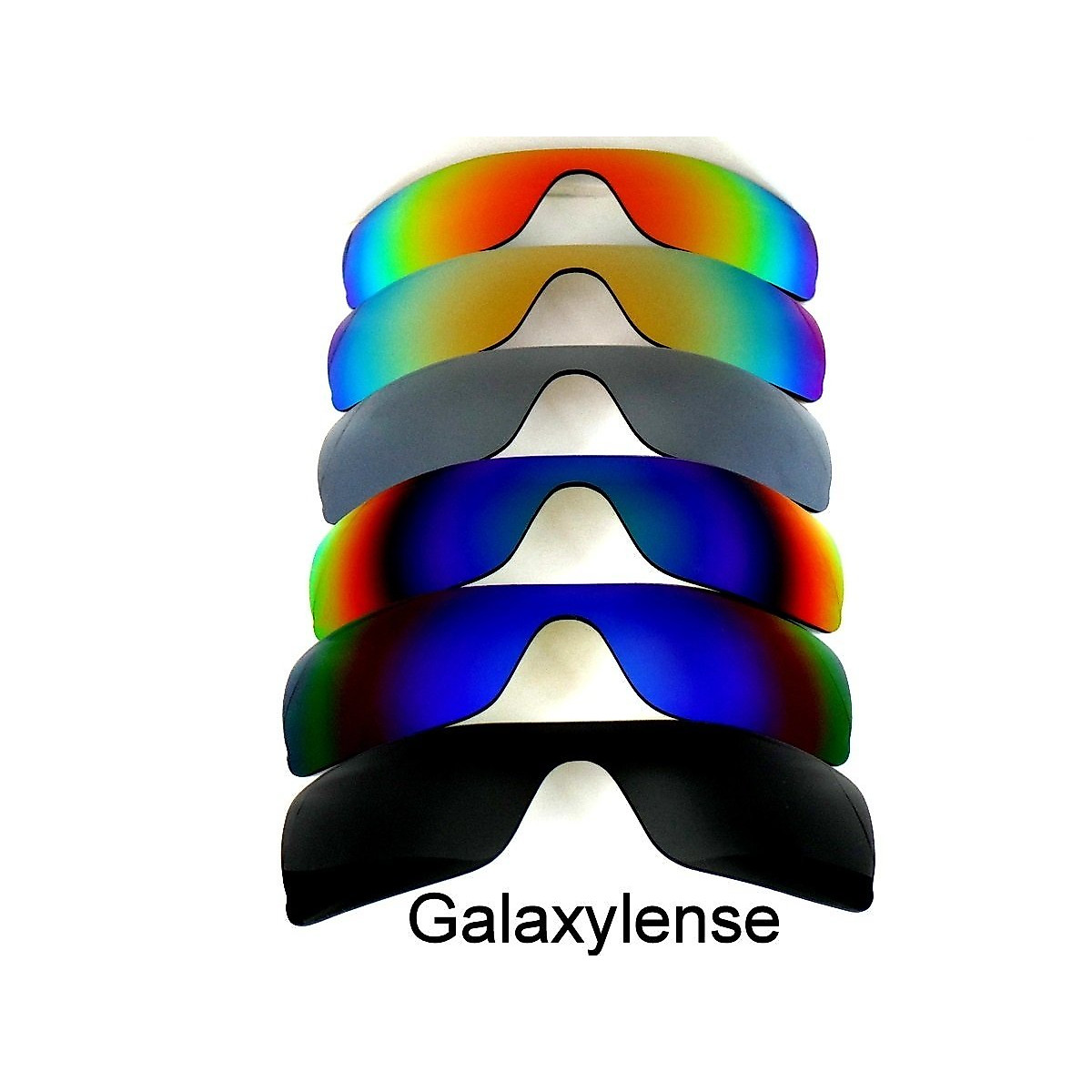 Galaxy Replacement Lenses for Oakley Batwolf Black&Blue&Green&Gray&Gold&Red Color Polarized 6 Pairs