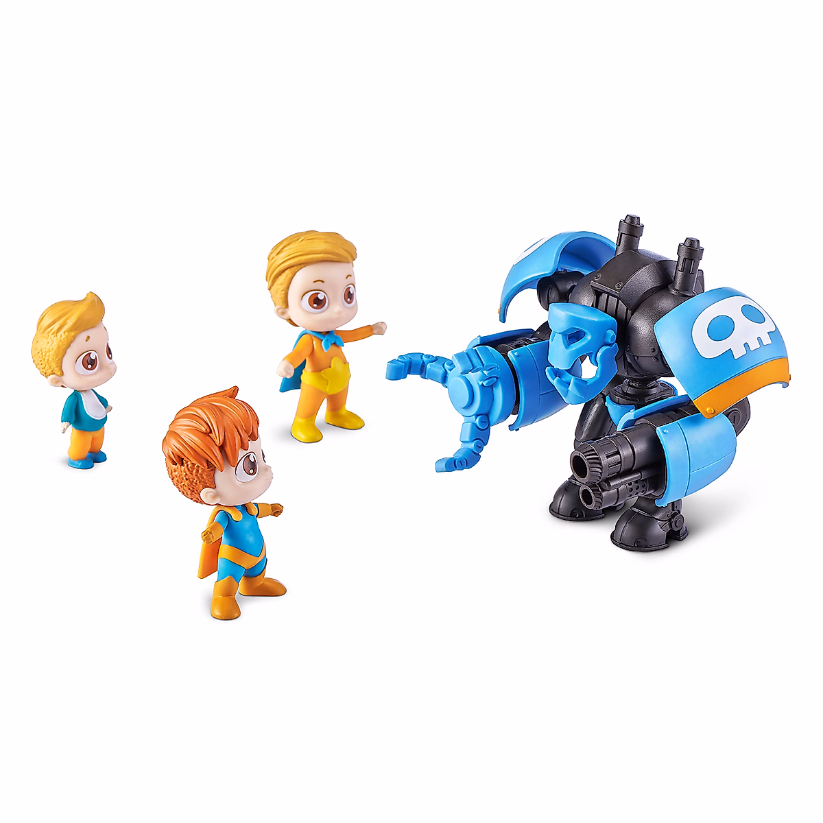 ZURU Vlad & Niki Superhero Surprise Egg Robot Battle with 20+ Surprises, Blue, Series 1