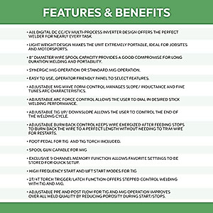 2021 Everlast PowerMTS 251Si Pulse MIG TIG Stick 250amp 110v/220v Multi Process Welder