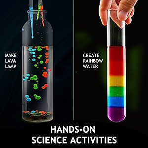 Japace 100+ Experiments Science Kit for Kids, Cool Boy Christmas Birthday Gift Ideas, Chemistry and Physics Set STEM Toys for Boys Girls