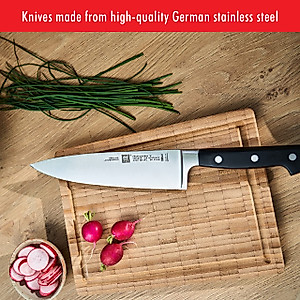 Zwilling  J.A. Henckels Professional S, Chef Knife, Kitchen Knife, German Knife, 8 Inch, Stainless Steel, Black