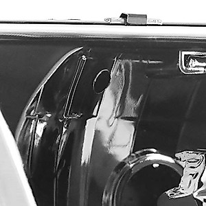 Carpartsinnovate For 98-11 Ford Crown Victoria Black Headlights+Corner Turn Signal Lamps Left+Right