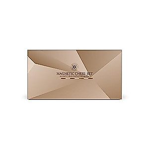 A&A Magnetic Travel Chess Set w/Folding Chess Board, Educational Toys for Kids and Adults - 8"(20cm) * 8"(20cm) Board