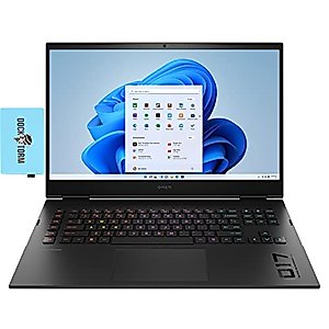 HP OMEN 17t 17.3" 240Hz 2K QHD IPS Gaming Laptop 13th Gen (Intel i9-13900HX 24-Core, 32GB DDR5 5600MHz, 2x1TB PCIe SSD, GeForce RTX 4080 12GB, RGB KYB, Thunderbolt 4, Win11Home) w/Dockztorm Dock