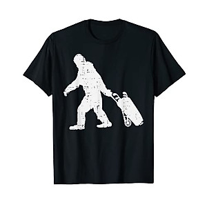 Bigfoot Sasquatch Golf Clubs Funny Golfing Golfer Men Women T-Shirt