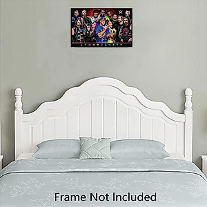FatCat Wall Graphics WWE - Group 17 - Matte Poster Frameless Gift 12 x 18 inch(30cm x 46cm)-MS-GZ016, Office