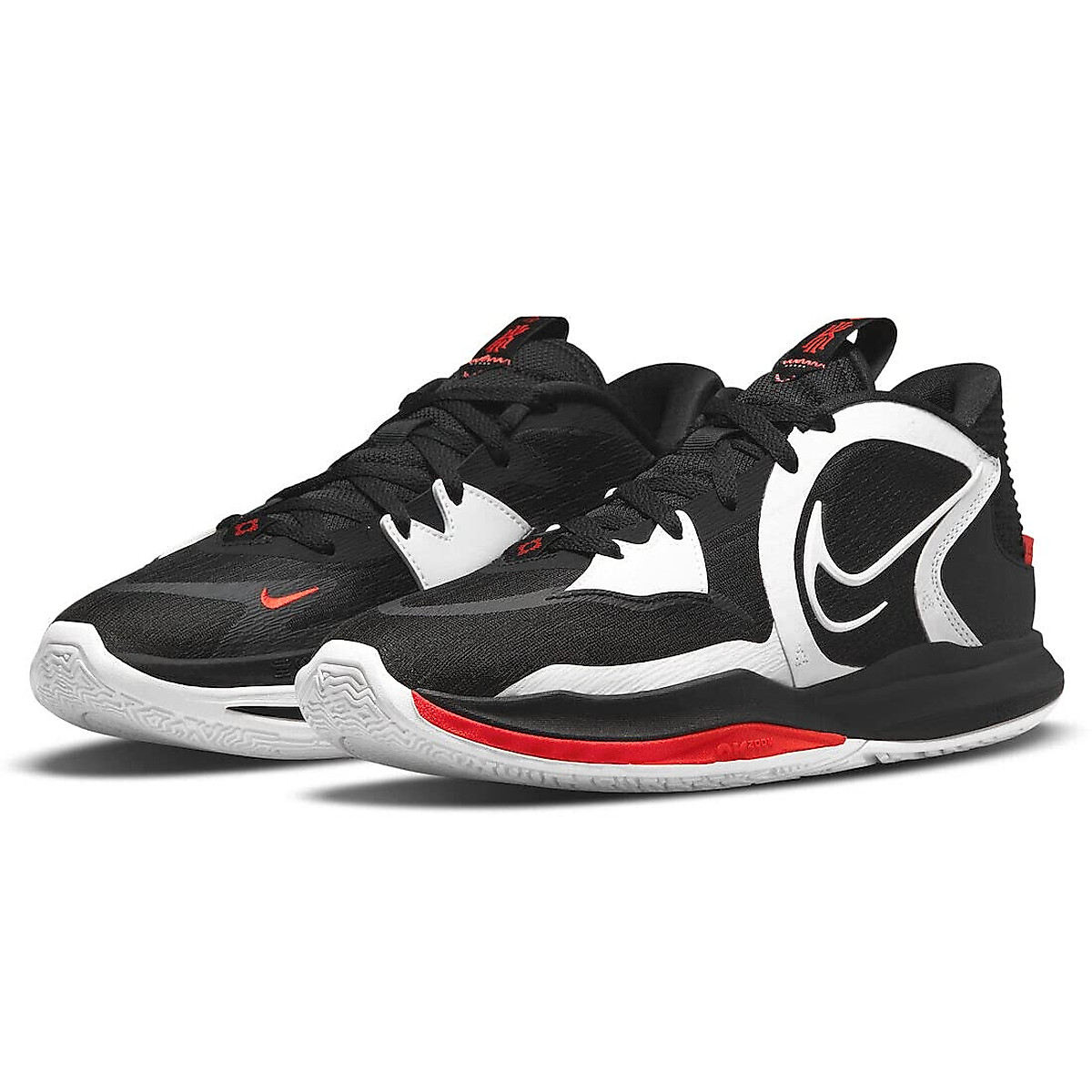Nike Kyrie 5 Low Men's Basketball Shoes Black/White-Chile Red DJ6012-001 9.5
