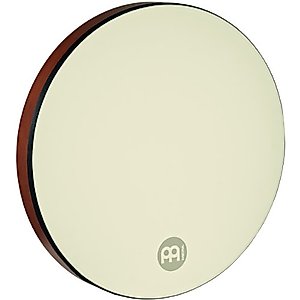 Meinl, 20 inches Frame Drum with Metal Rings, DAF-NOT Made in China-Coated Synthetic Head, Antique Brown Finish, 2-Year Warranty, 20" Diameter (FD20D-TF)