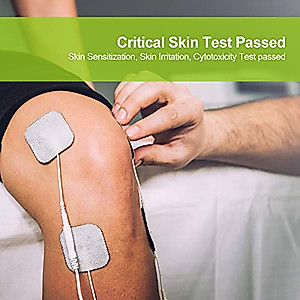 AUVON TENS Unit Pads Electrode Patches with Upgraded Self-Stick Performance and Non-Irritating Design for Electrotherapy