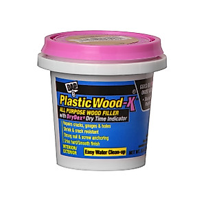 DAP 540 Series 00540 5.5oz Natural Plastic Wood-X W/Drydex, 5.5 OZ
