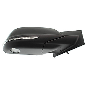 Kool Vue Driver & Passenger Side Power Heated Mirrors for Ford Edge 2011-2014 With Signal Light, Blind Spot Monitor, Memory & Puddle Lamp Paintable Build Date From February 08 2011