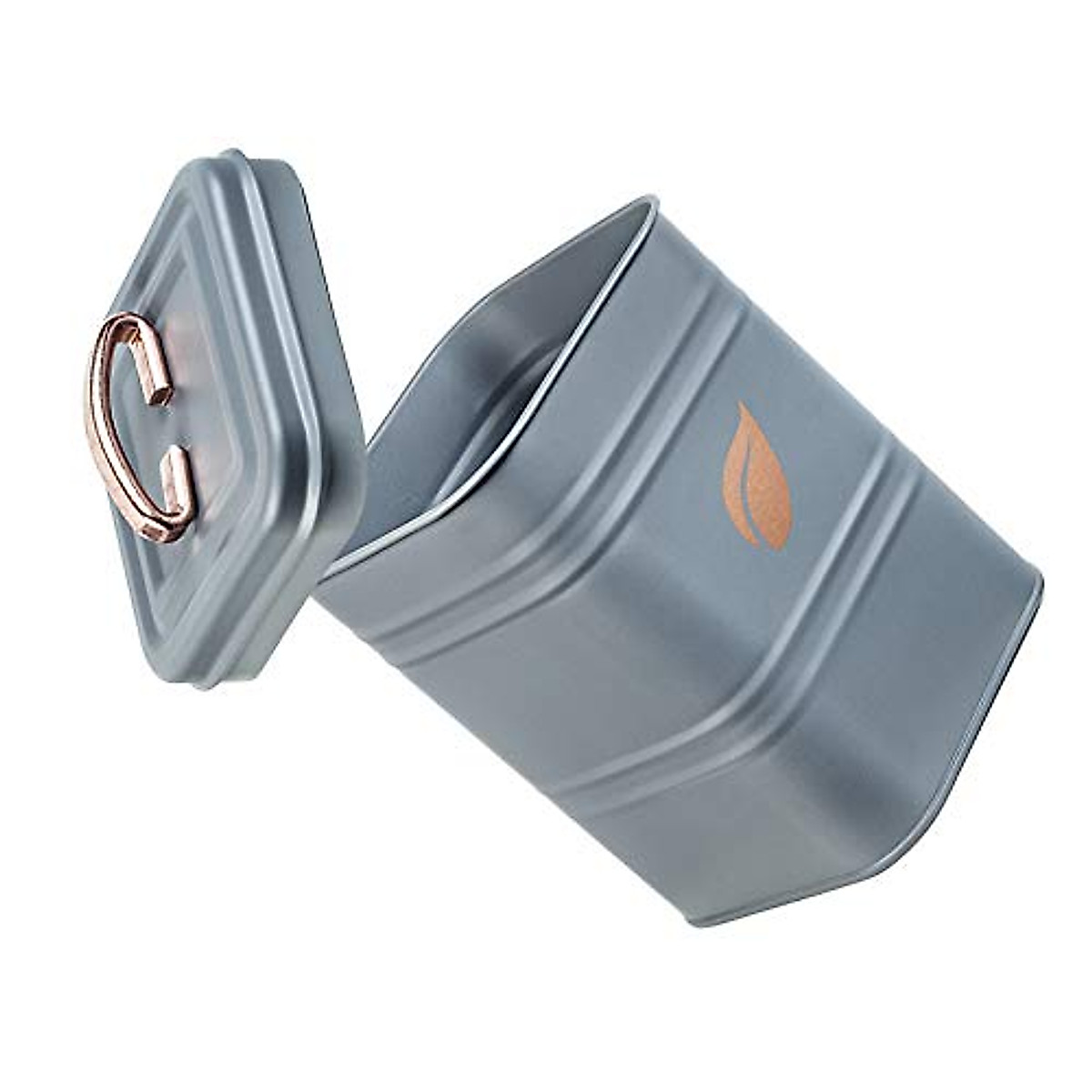 Saf-Care Design Canister Kitchen Cabinet Food Storage Containers, Pack of 3 Silver