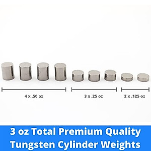 Pinewood Car Derby Weights Tungsten (4 Oz Bundle)